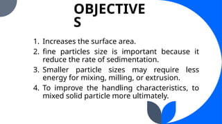 SIZE REDUCTION EQUIPMENTS- mechanical operations | PPTX