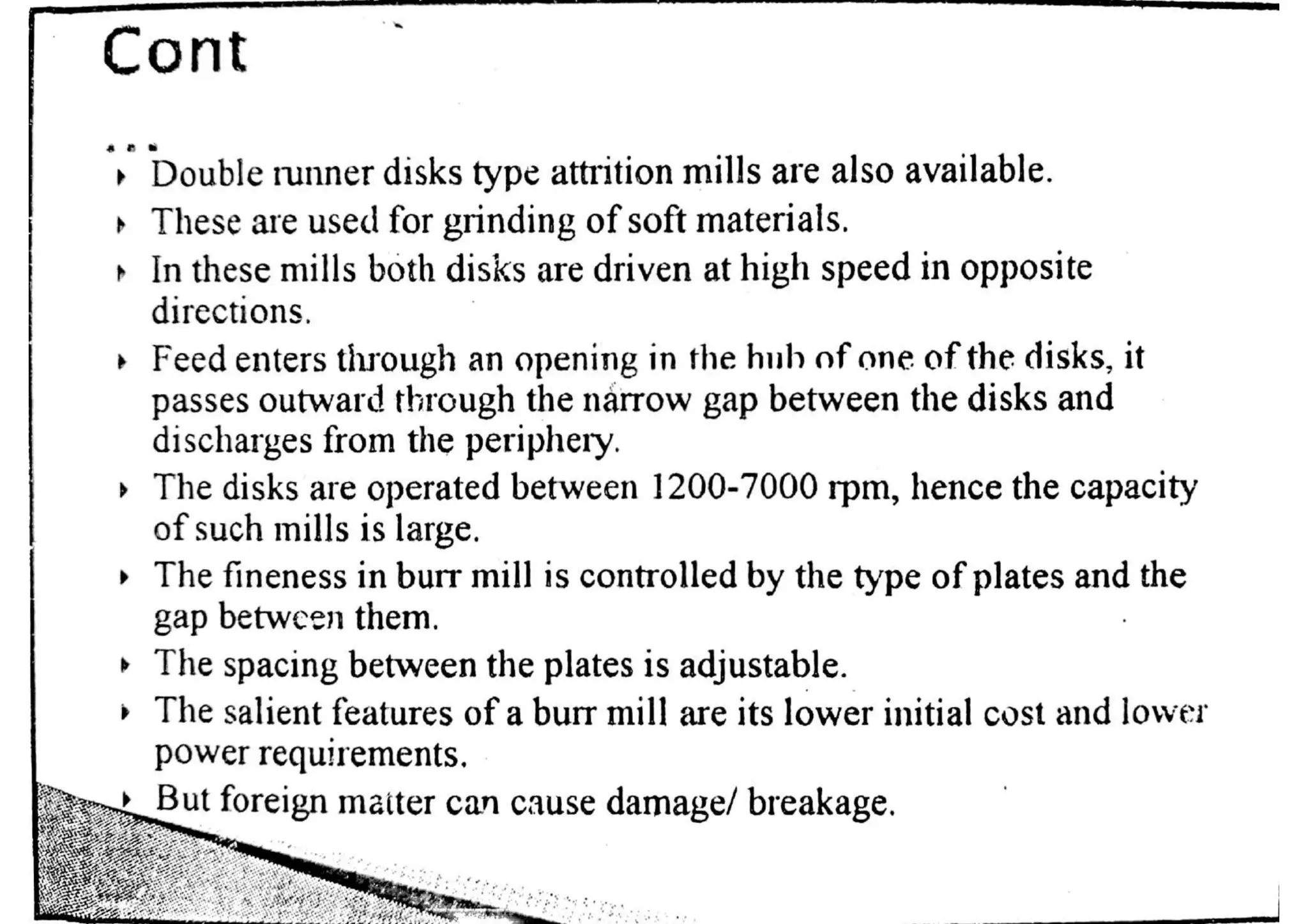 Size Reduction Equipment in grain processing | PDF