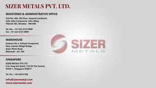 SIZER METALS | PDF