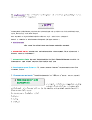 Size separation | PDF