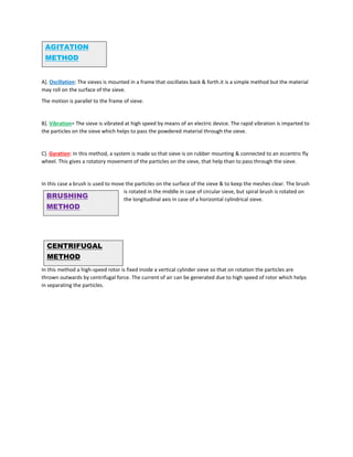 Size separation | PDF