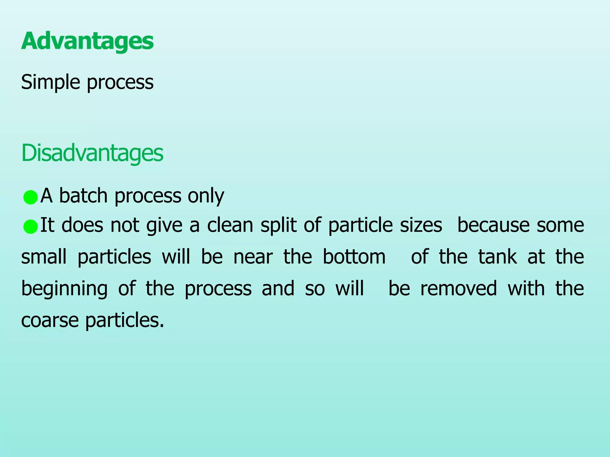 Pharmaceutical Engineering: Size separation | PDF