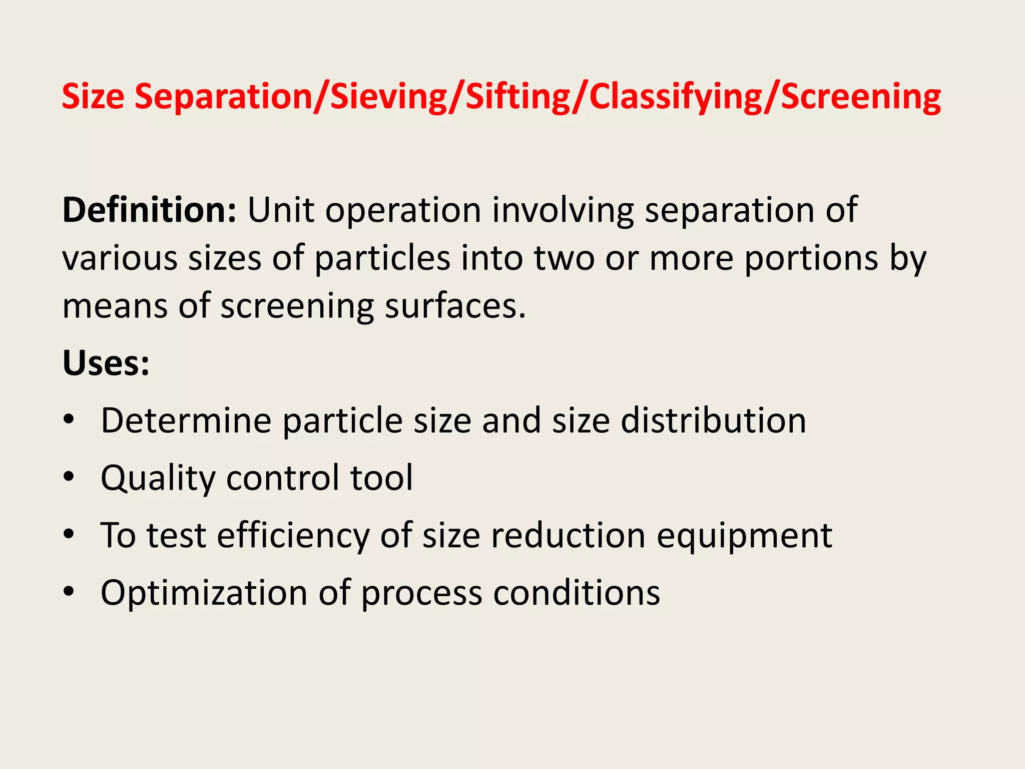 SIZE SEPARATION.pptx