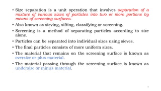 SIZE SEPARATION Pharmaceutical Engineering.pptx