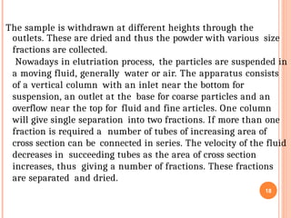 Size Separation.ppt in Pharmaceutical Engineering subject | PPT