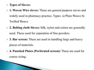 size separation pptx | PPTX
