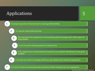 Size separation | PDF