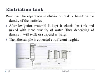 Size separation - Pharmaceutical Engineering -by- Shalini Dhawale | PPTX