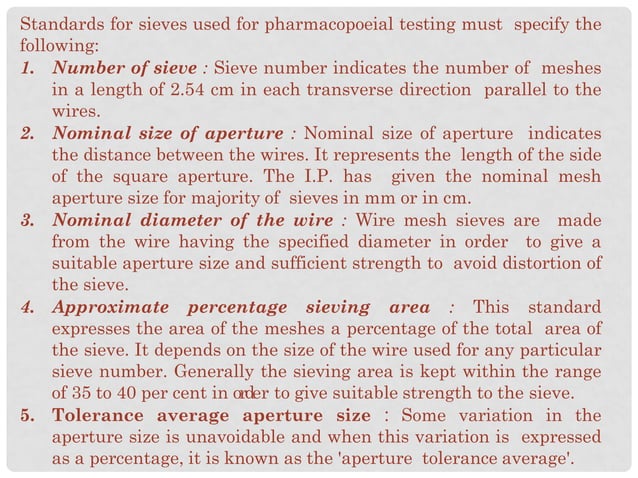 Size separation, Size separation topic for pharma students ...