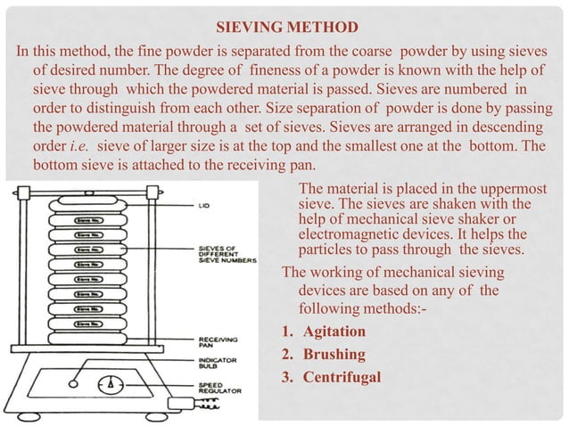 Size separation, Size separation topic for pharma students ...