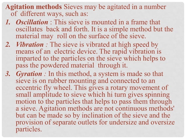 Size separation, Size separation topic for pharma students ...