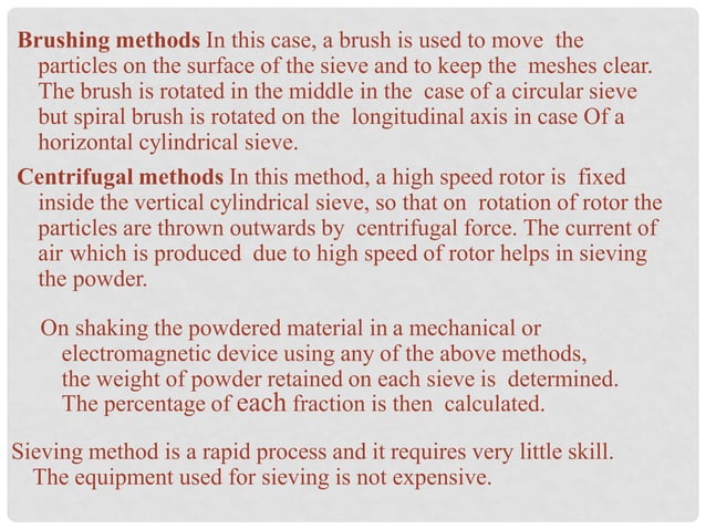 Size separation, Size separation topic for pharma students ...