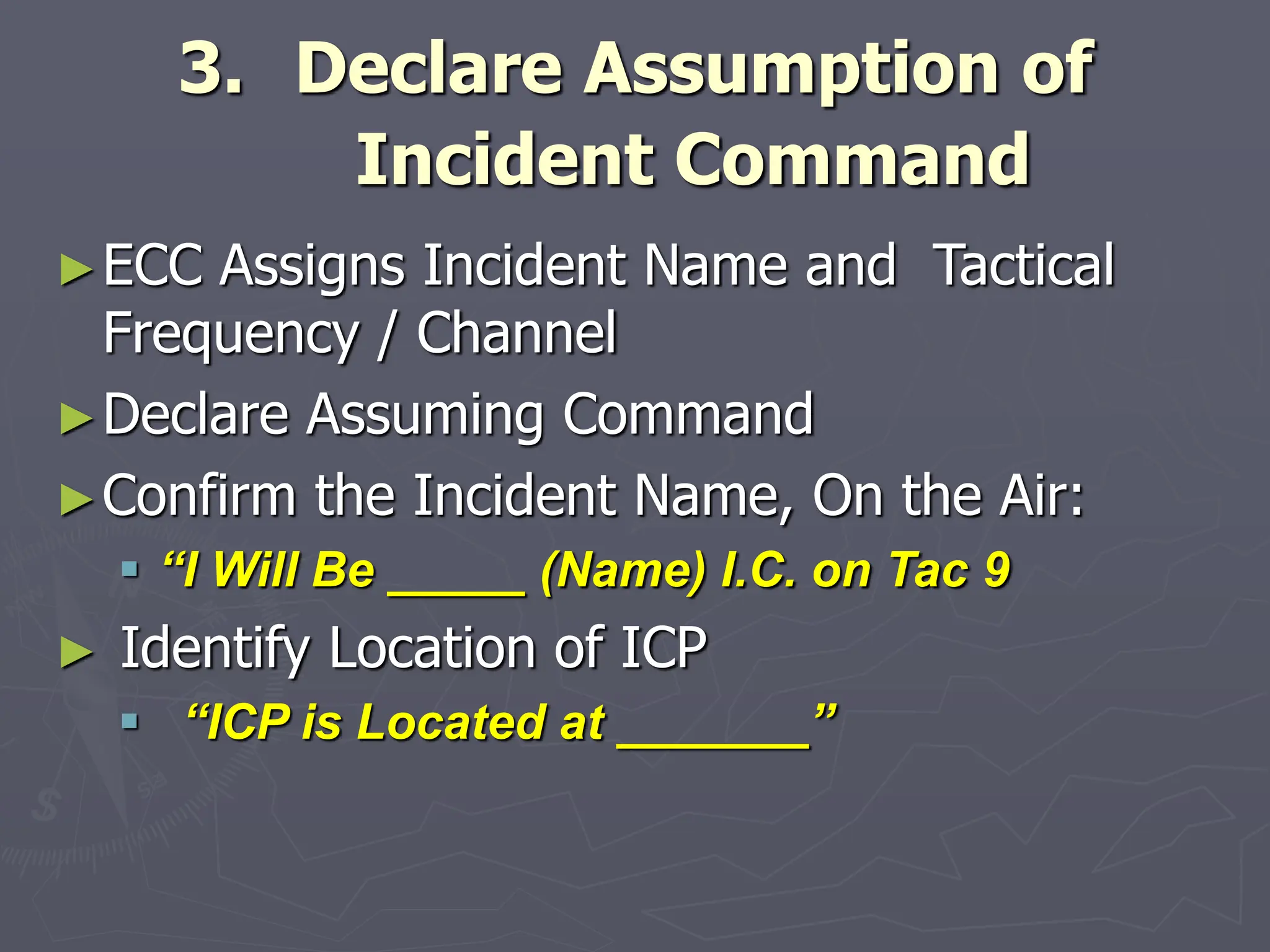 Scene Size up & Incident Command Power point | PPT