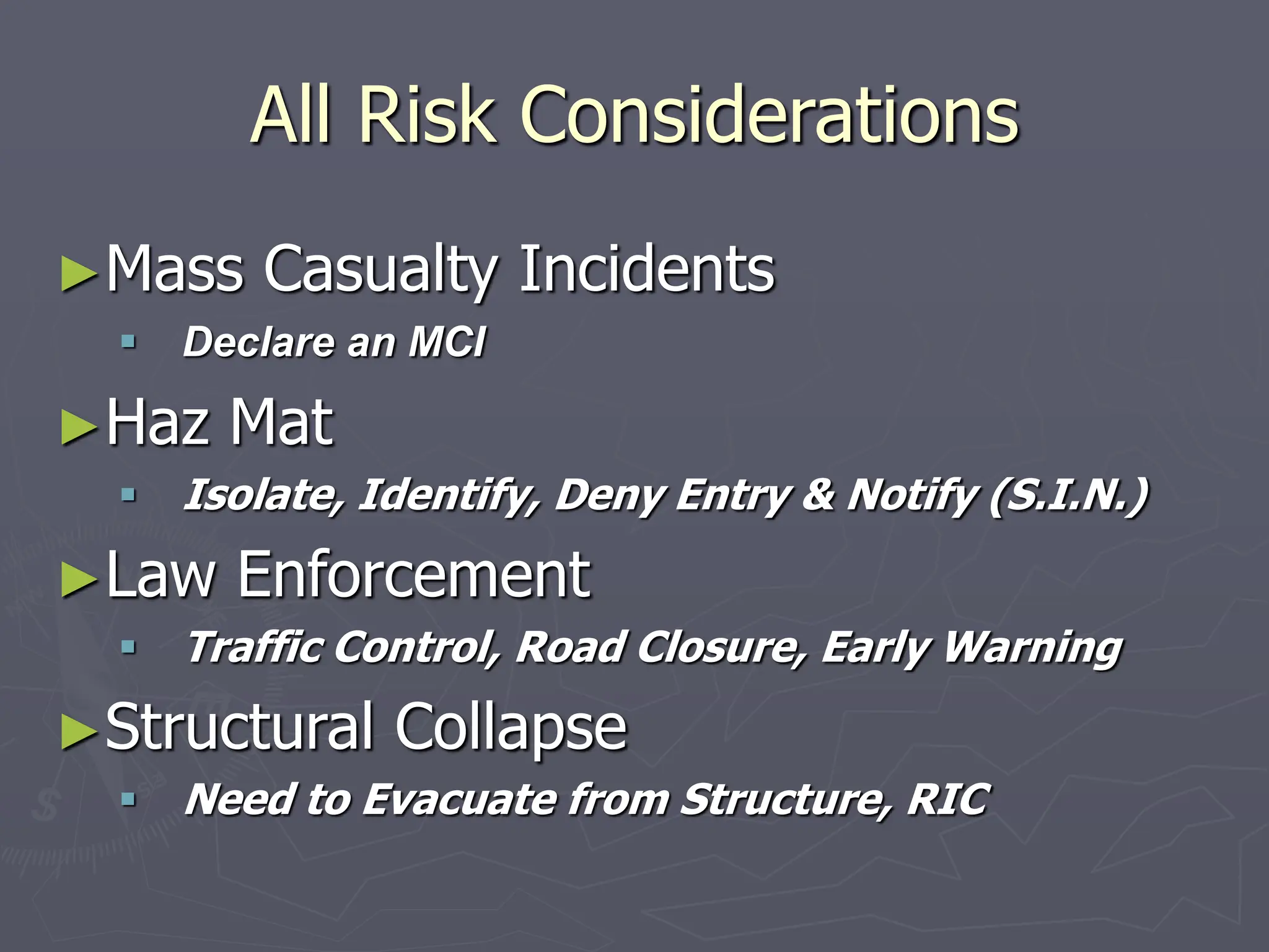 Scene Size up & Incident Command Power point | PPT