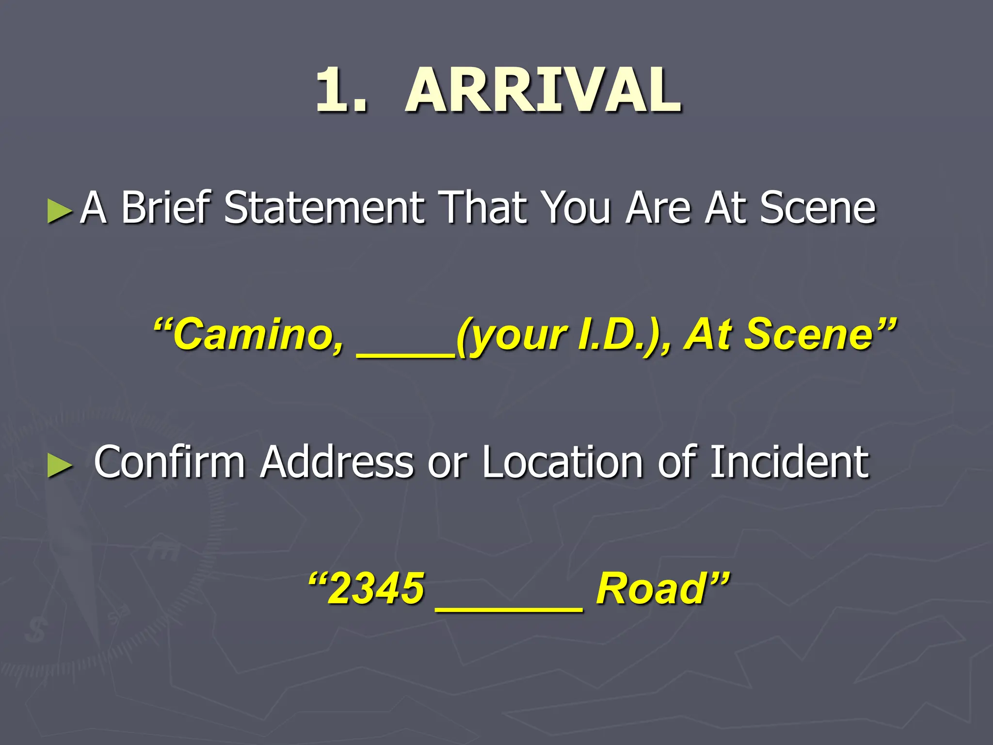 Scene Size up & Incident Command Power point | PPT