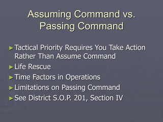 Scene Size up & Incident Command Power point | PPT