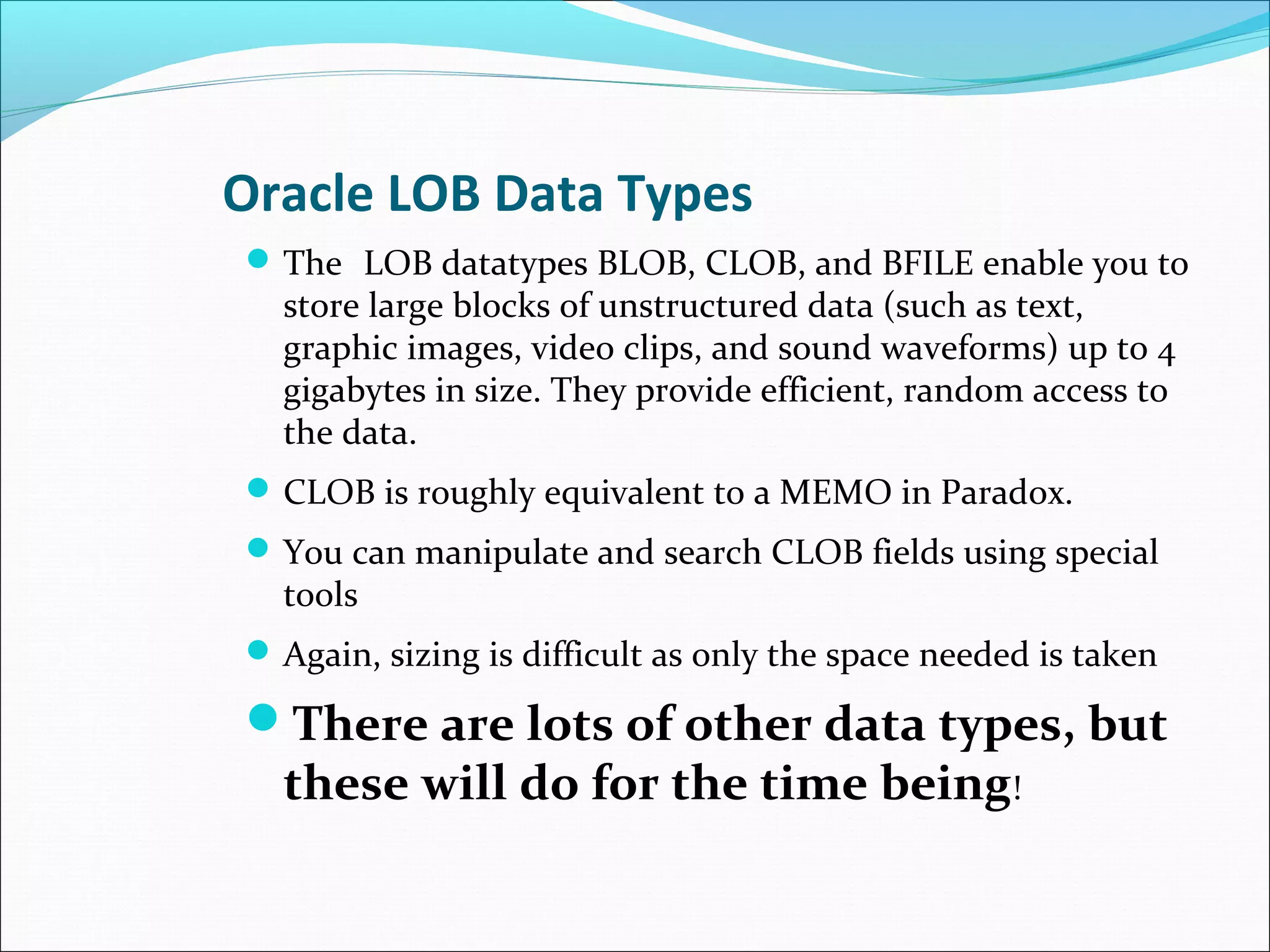 Database Sizing | PPT