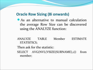 Database Sizing | PPT