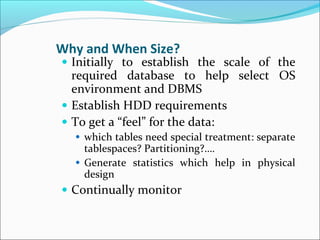 Database Sizing | PPT