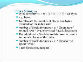 Database Sizing | PPT