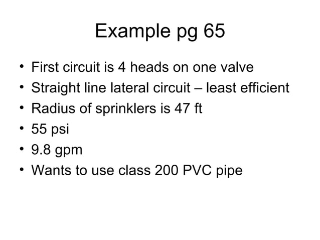 Sizing Pipe And Valves | PPT