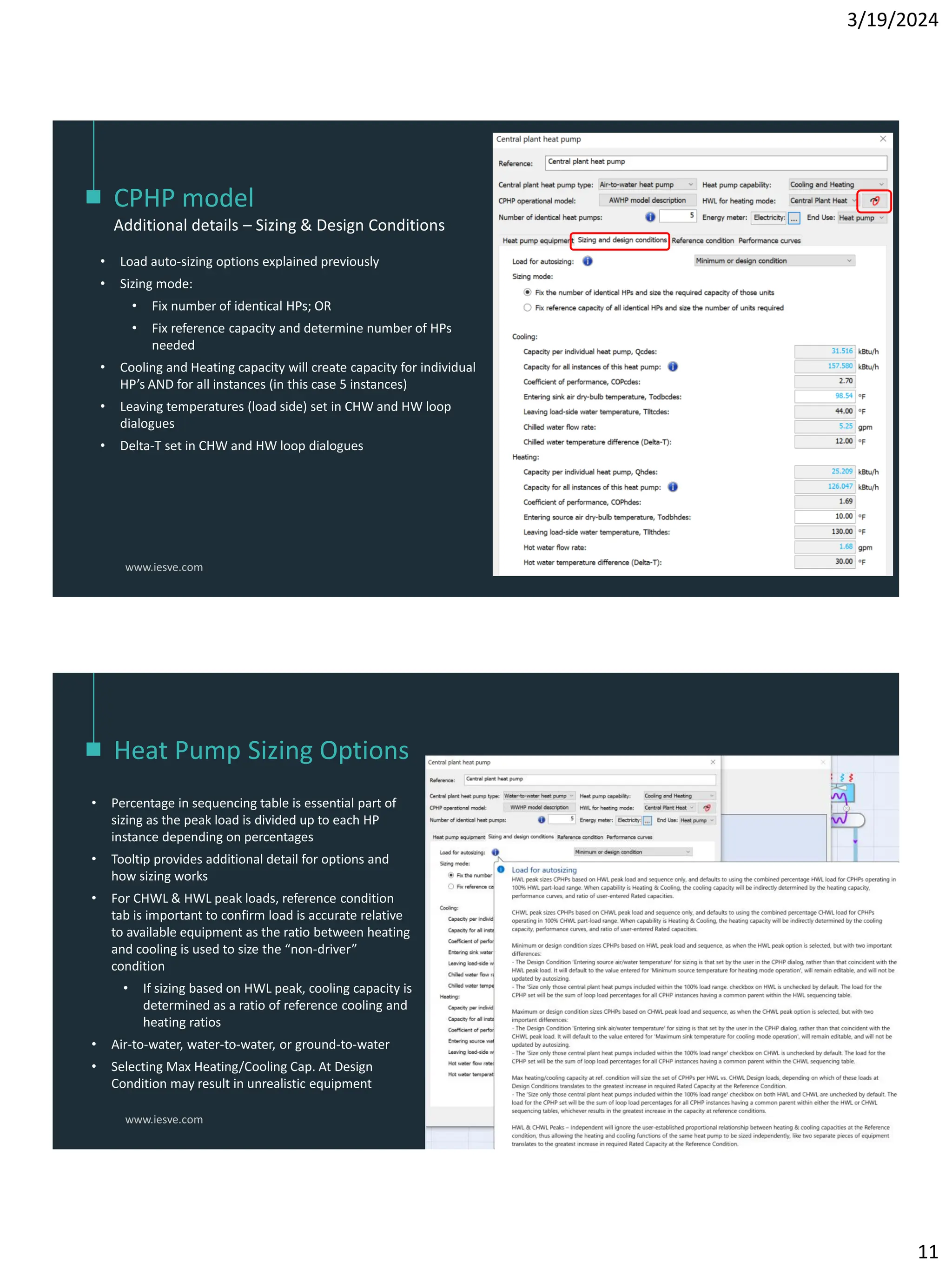 Using IESVE for Loads, Sizing and Heat Pump Modeling to Achieve ...