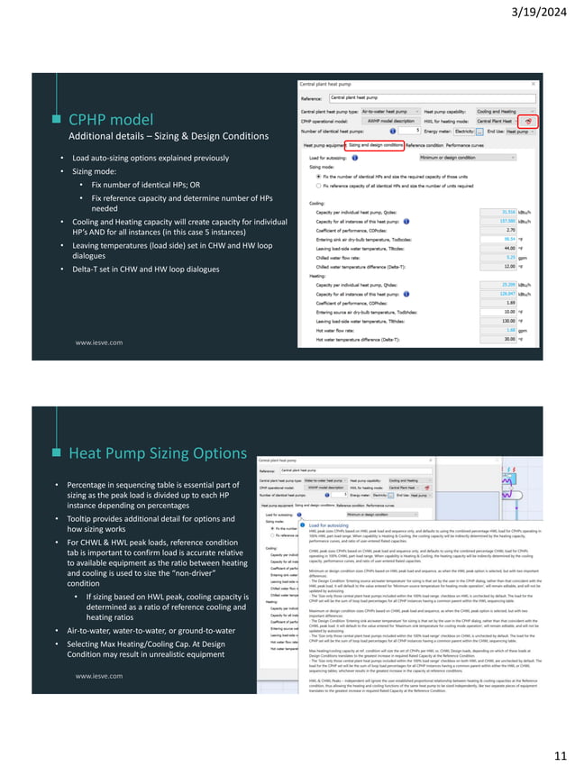 Using IESVE for Loads, Sizing and Heat Pump Modeling to Achieve ...