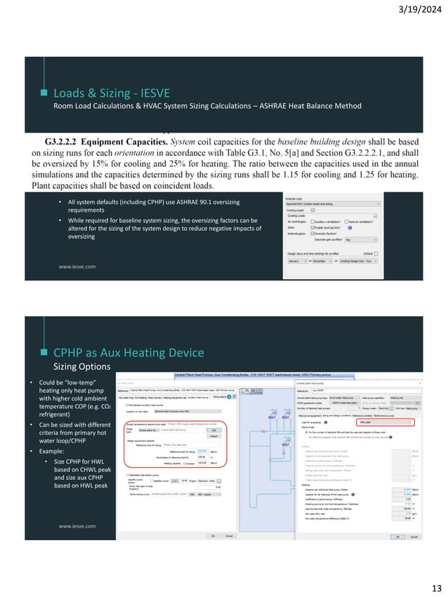 Using IESVE for Loads, Sizing and Heat Pump Modeling to Achieve ...
