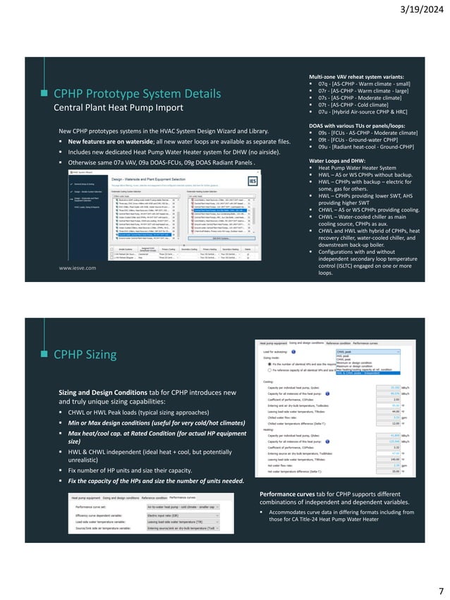 Using IESVE for Loads, Sizing and Heat Pump Modeling to Achieve ...