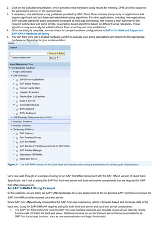 Sizing modern sap hana landscapes | PDF