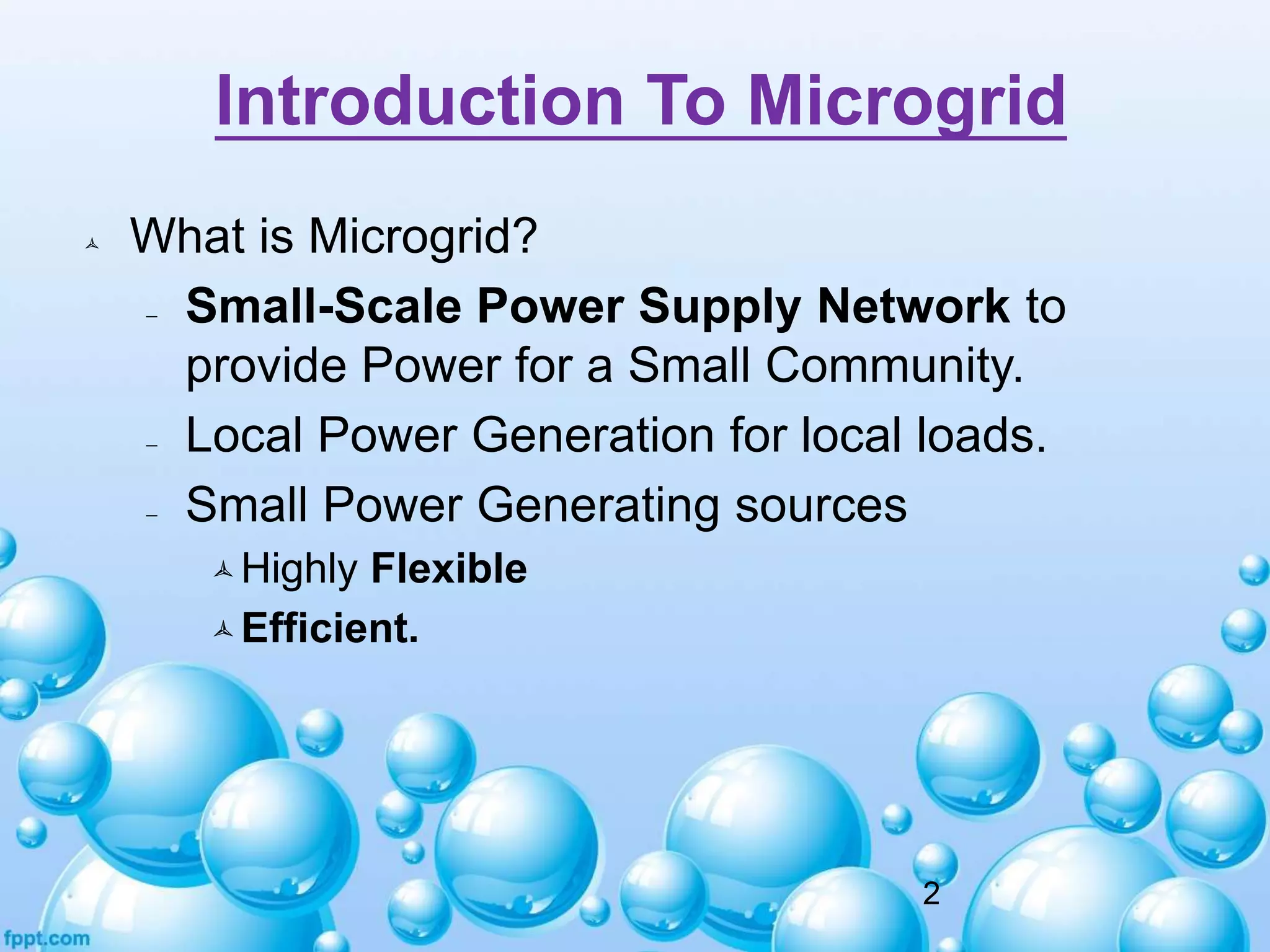 SIZING OF ENERGY STORAGE FOR MICROGRID.ppt