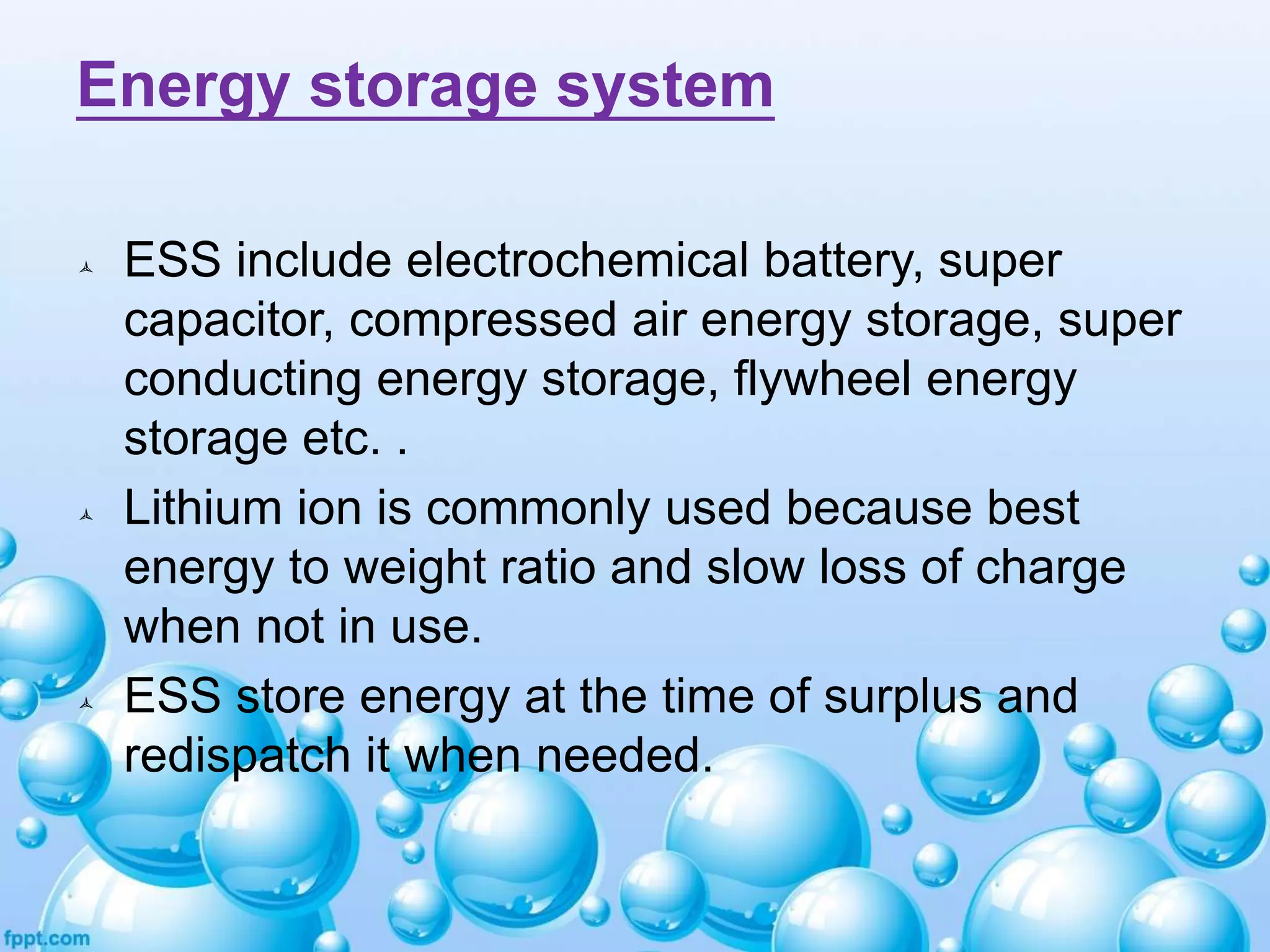 SIZING OF ENERGY STORAGE FOR MICROGRID.ppt