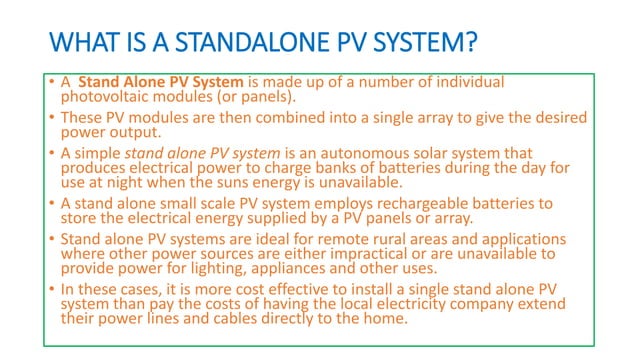 SIZING OF PV STANDALONE SYSTEMS2-1 (1).pptx | Gas and Electric | Home ...