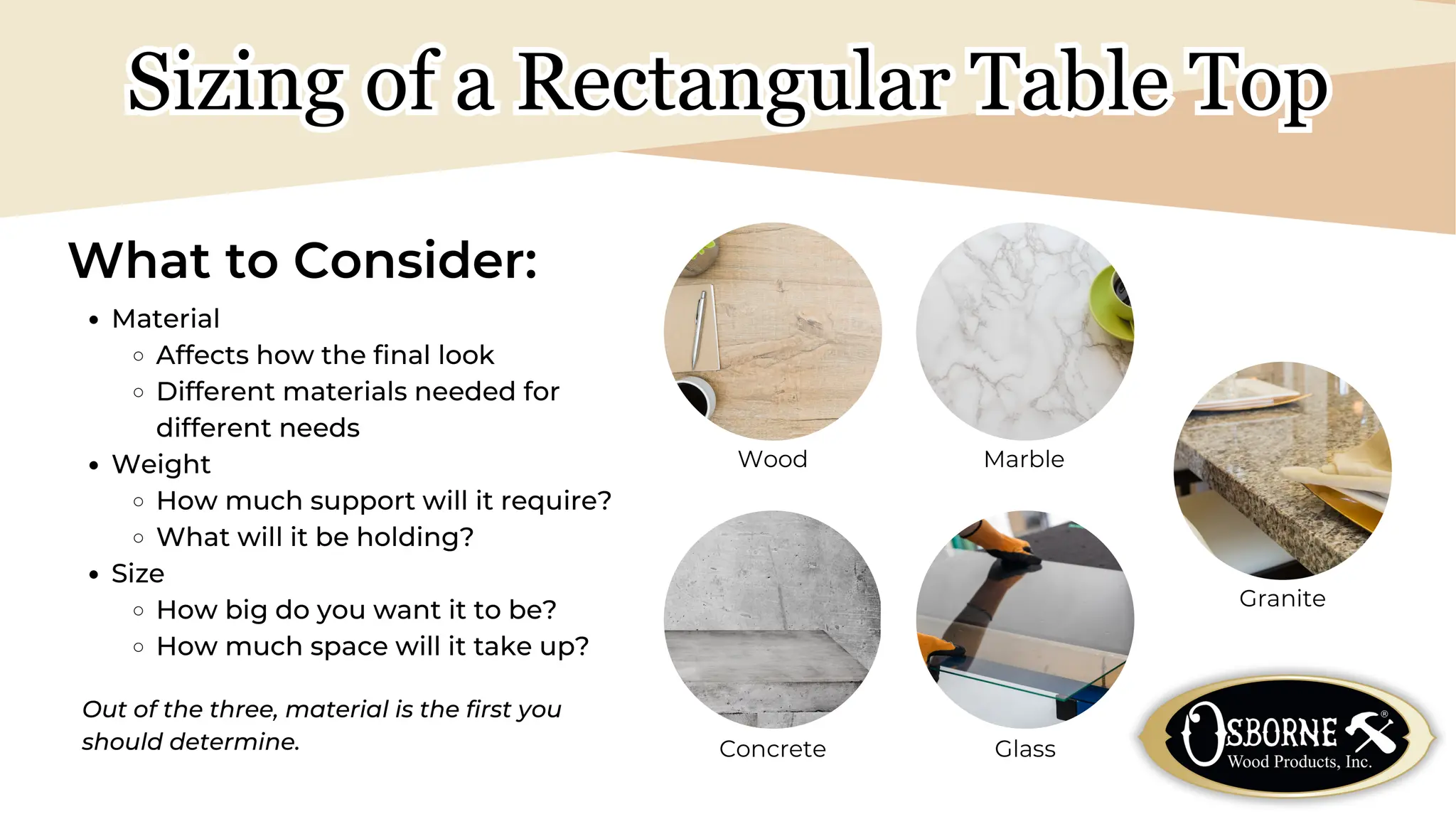 Sizing A Rectangular Table Top: What You Need to Know | PPT