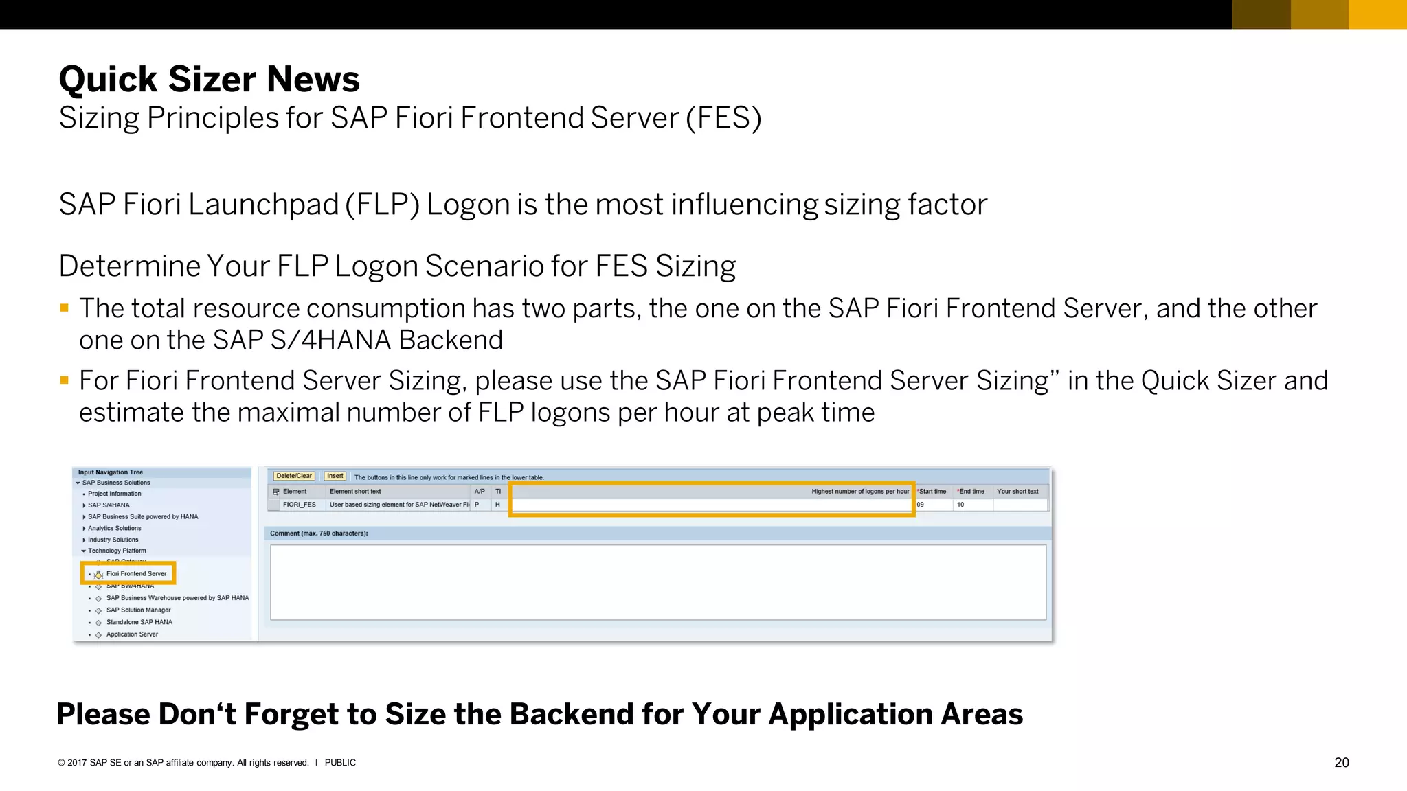 Sizing Sap S 4 Hana Using The Quick Sizer Tool Pdf Databases