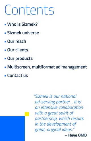 Sizmek company profile 2014 | PDF
