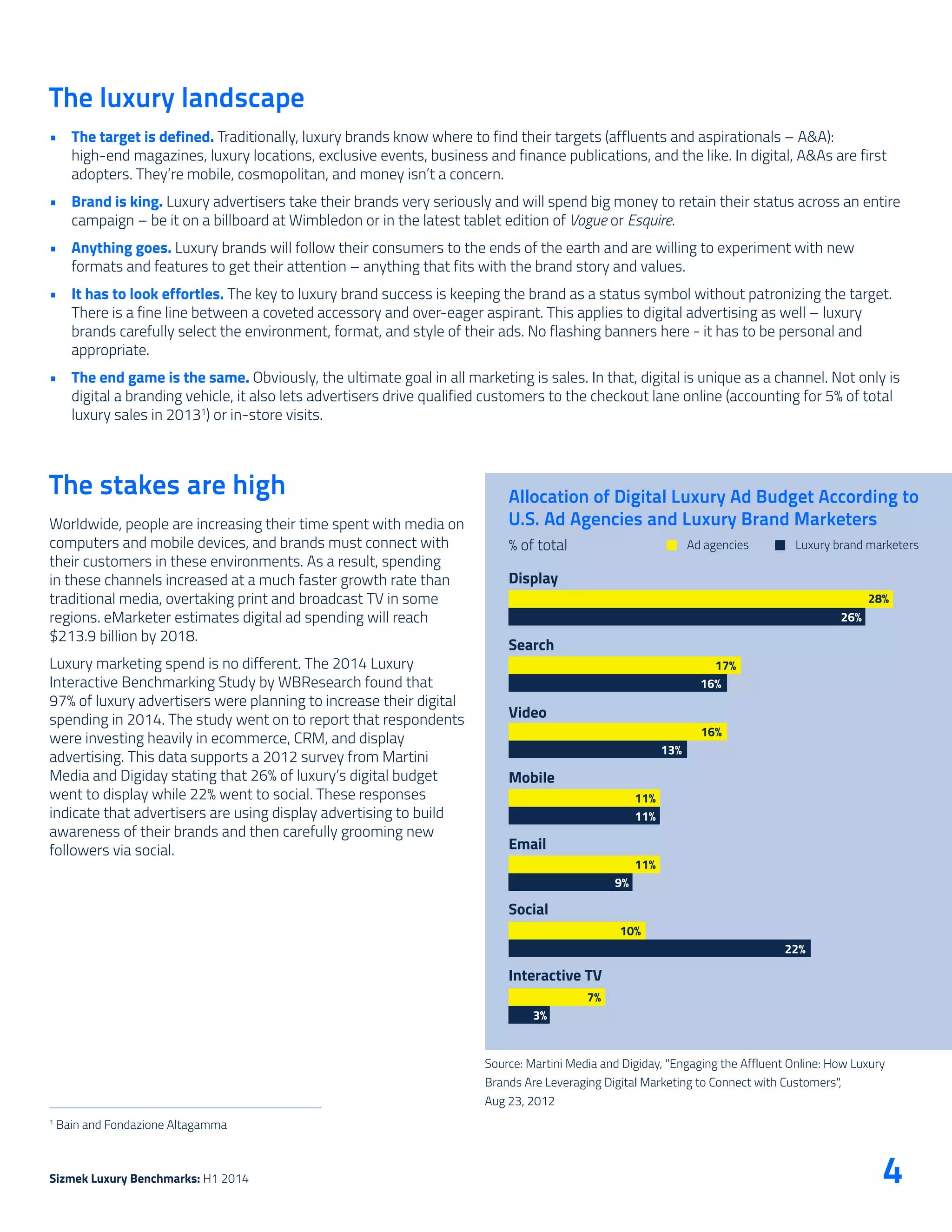 The Luxury Brand Benchmark Report 2014 | PDF