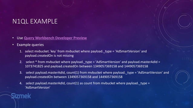 Using Couchbase and Elasticsearch as data layers | PPT