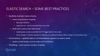 Using Couchbase and Elasticsearch as data layers | PPTX