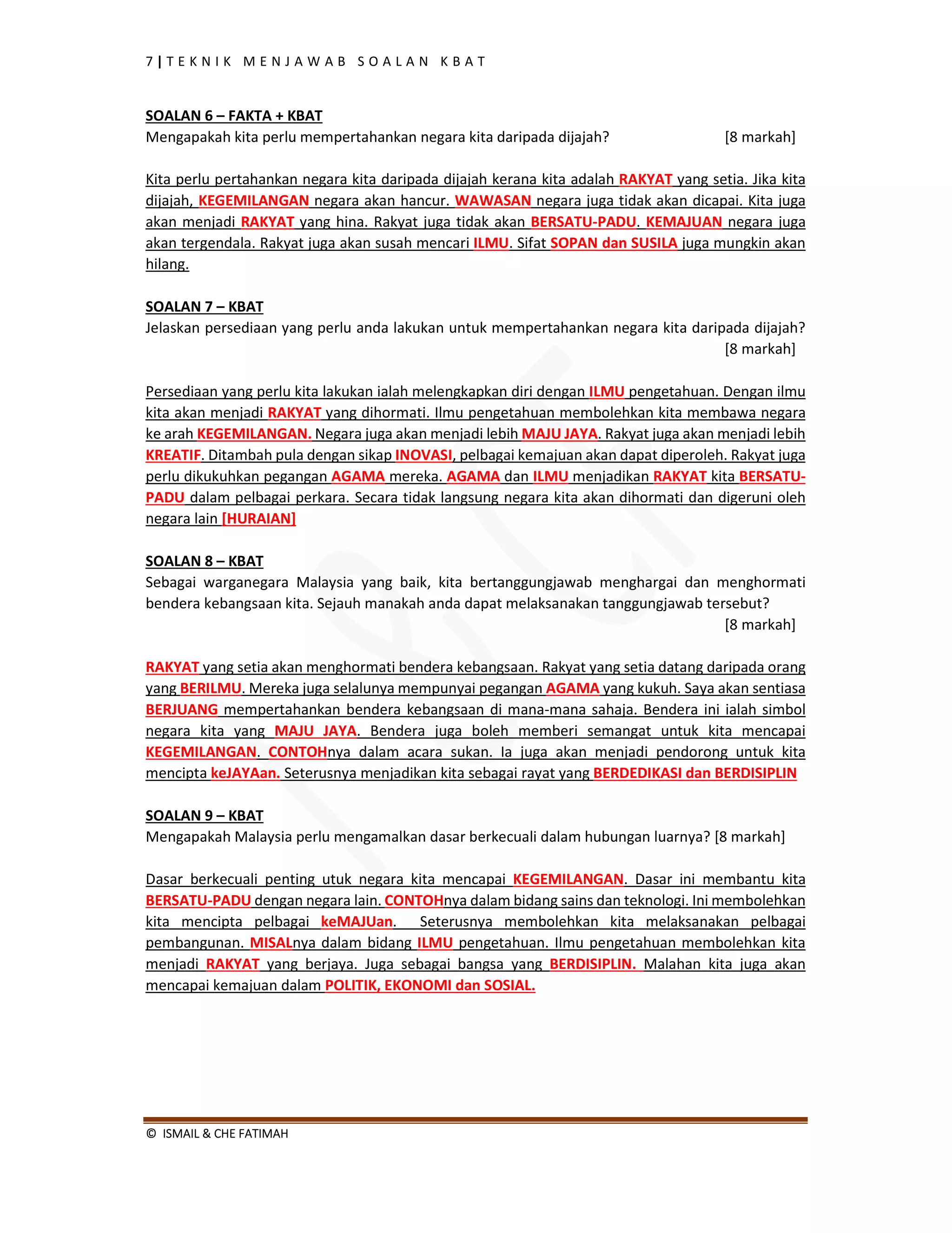 Sj modul teknik kbat 2020@ | PDF
