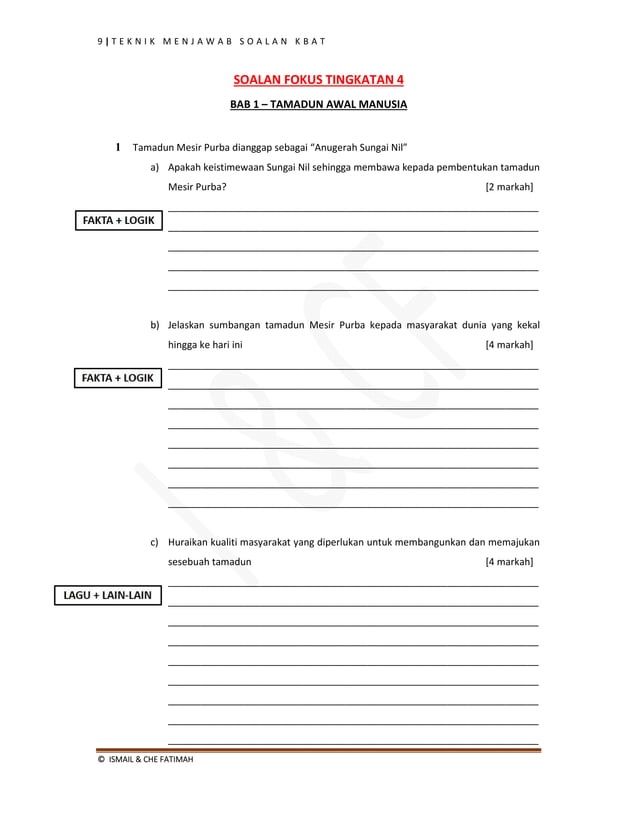 Sj modul teknik kbat 2020@ | PDF