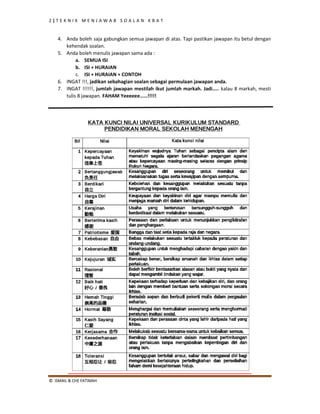 Sj modul teknik kbat 2020@ | PDF