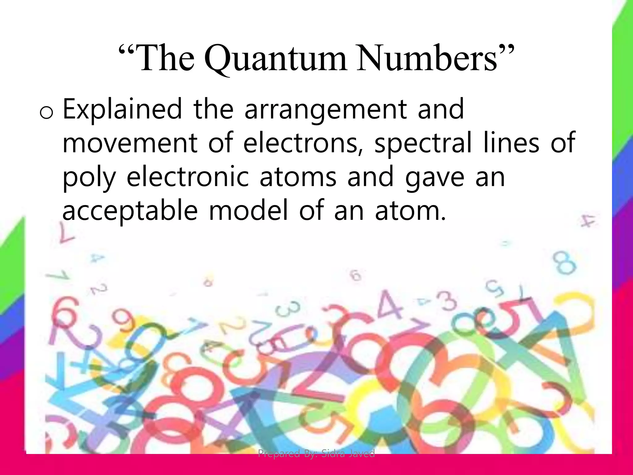 Quantum Numbers | PPSX