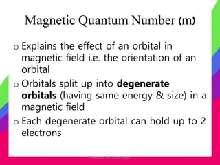 Quantum Numbers | PPSX
