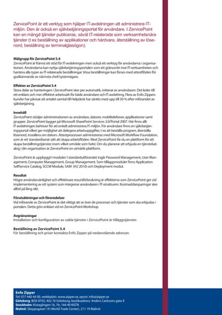 Zipper självbetjäningsportal | PDF | Computing | Technology & Computing