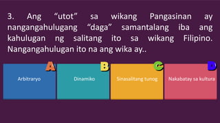 Komunikasyon at Pananaliksik tungo sa Wikang Filipino | PPT