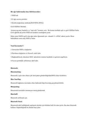 10-Kablosuz Ağlardaki Zaafiyetler | ODT