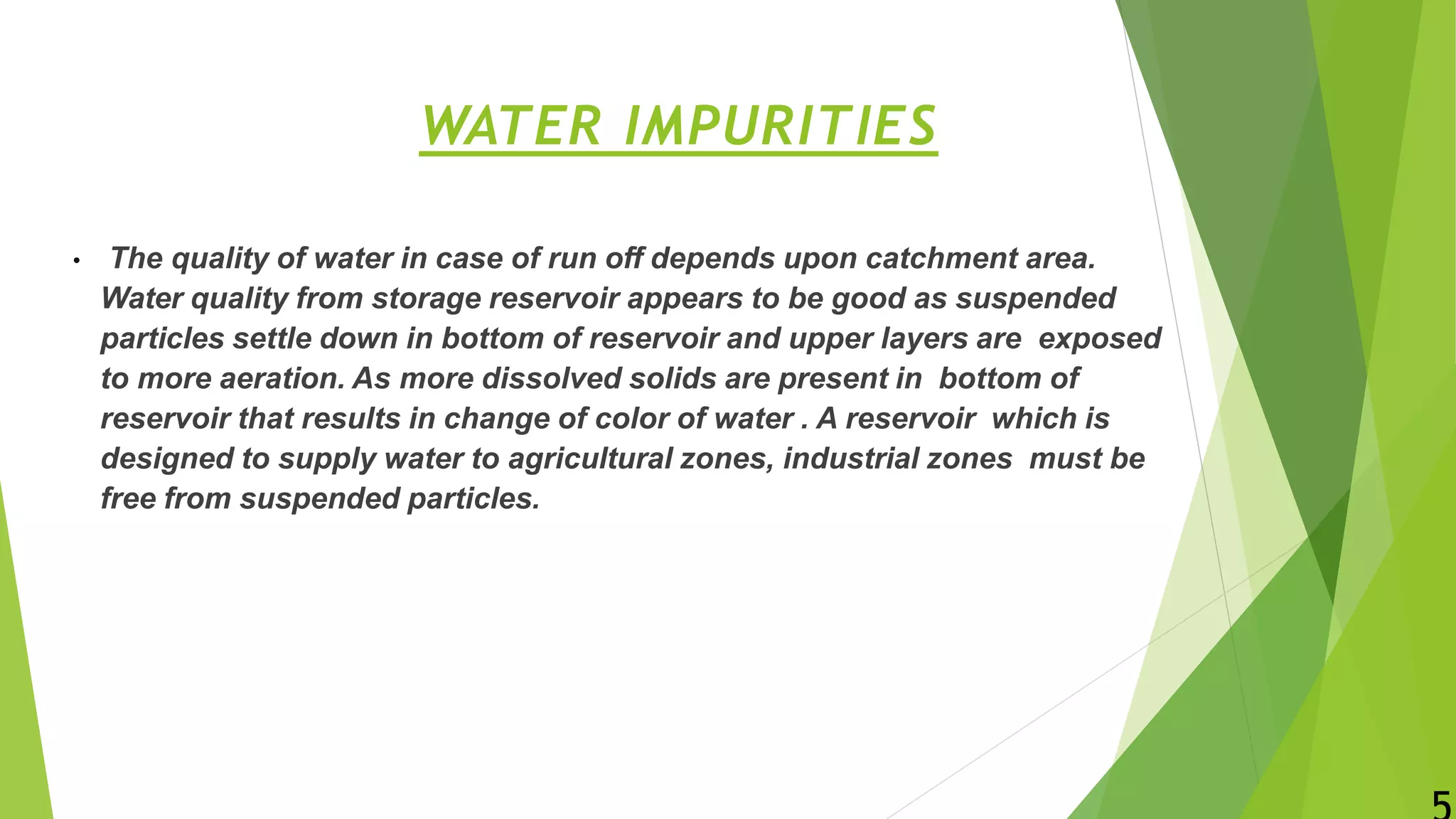 Physical,Chemical,Biological impurities in water | PPTX