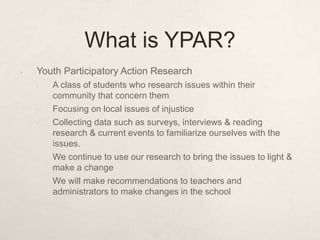 Re-imagining Education for Youth In and Beyond the Classroom: A ...