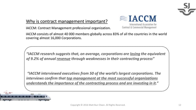 SJ Contract Management Awareness Dec 2016 | PPT